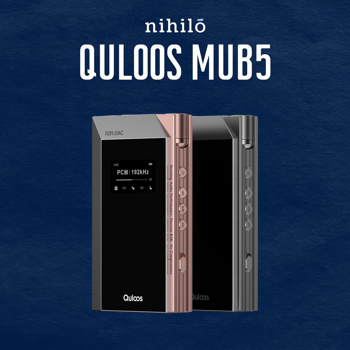 Quloos MUB5 Portable Discrete R2R Ladder DAC/Amp – Nihilo Audio