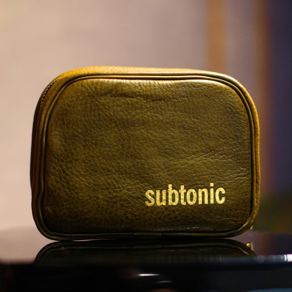 Subtonic OLIVE Handmade Leather IEM Pouch – Nihilo Audio